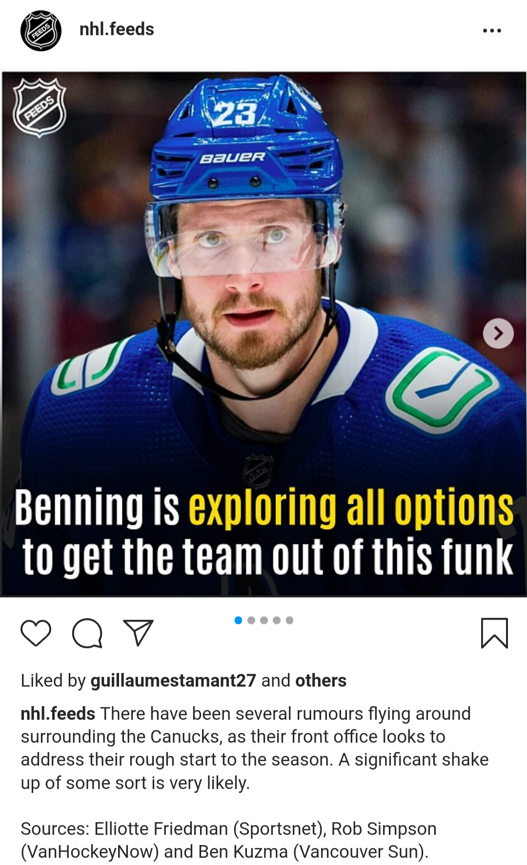 Canucks GM Jim Benning Exploring All Options – CanucksBanter